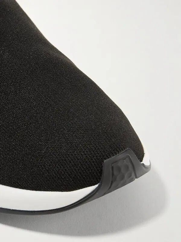 Balenciaga Speed Logo-print High-top Sneakers - Black