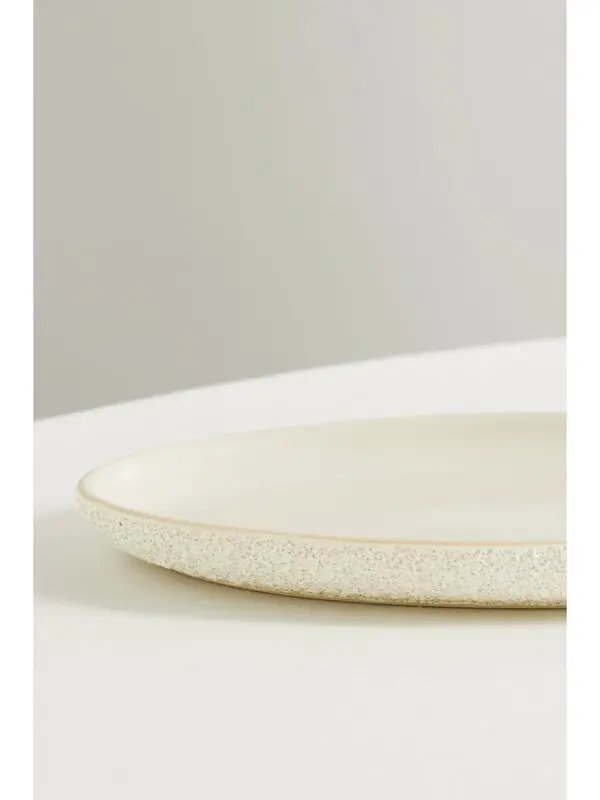 MARLOE MARLOE Net Sustain Set Of Two Glazed Ceramic Dinner Plates