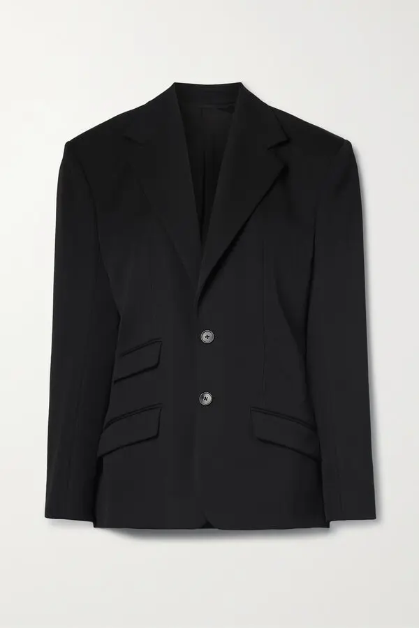 THE ROW Halm Grain De Poudre Wool Blazer