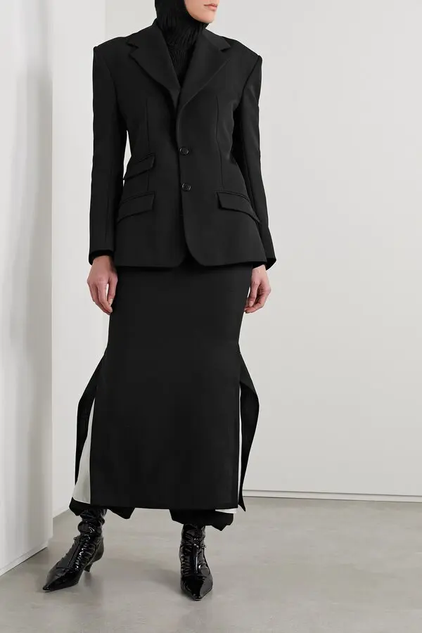 THE ROW Halm Grain De Poudre Wool Blazer