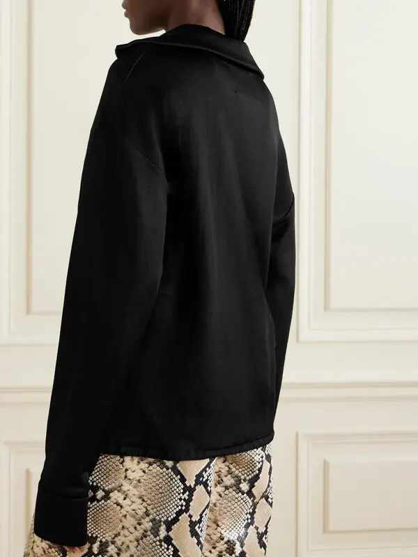 JIL SANDER Jersey Half-zip Sweatshirt