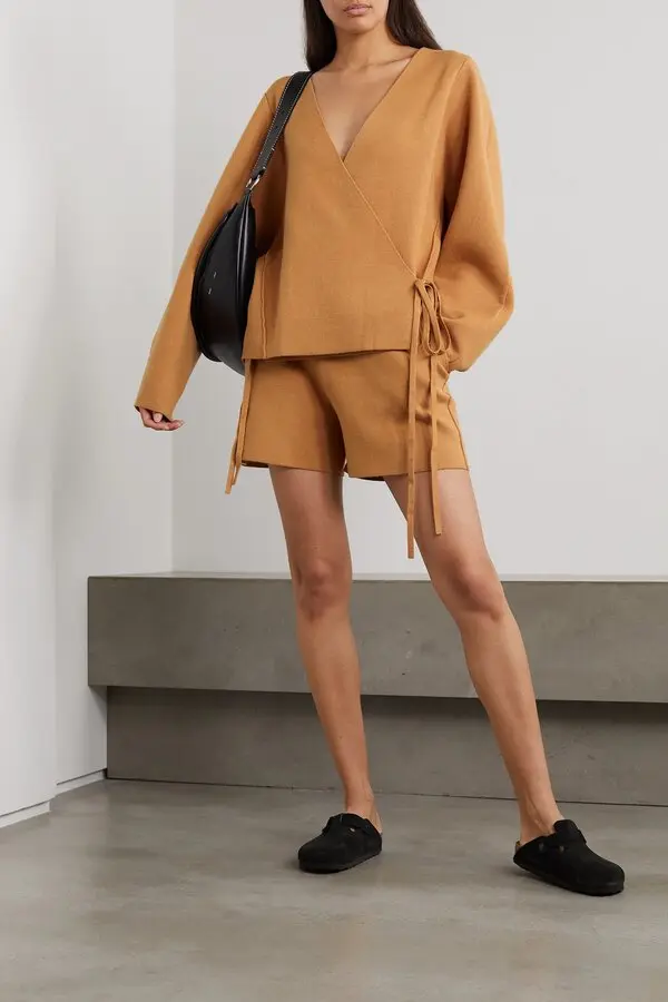 DEIJI STUDIOS Net Sustain The Cocoon Knitted Shorts