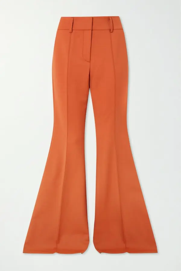 Gabriela Hearst Rhein Wool-blend Flared Trousers