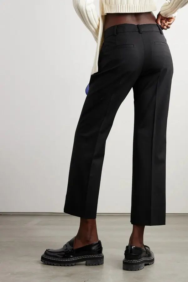 Proenza Schouler Wool-blend Straight-leg Trousers