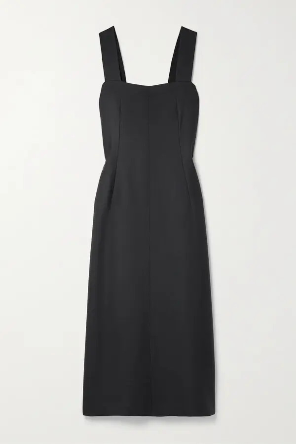 THE ROW Calali Wool And Silk-blend Maxi Dress