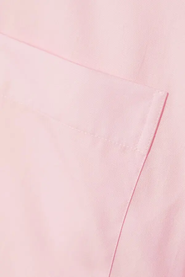 Charvet Elysee Oversized Cotton-poplin Nightdress - Pink
