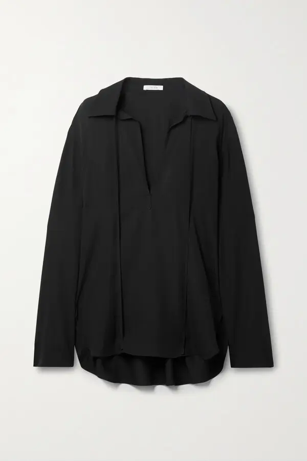 THE ROW Malon Silk Shirt