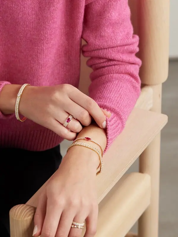 ANITA KO 18-karat Gold, Ruby And Diamond Ring