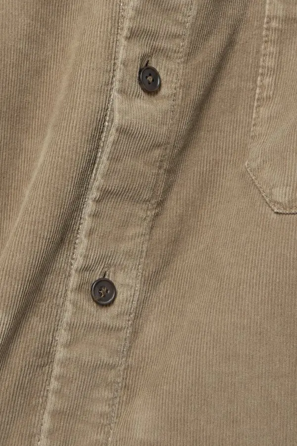 THE ROW Oversized Corduroy Shirt - Brown