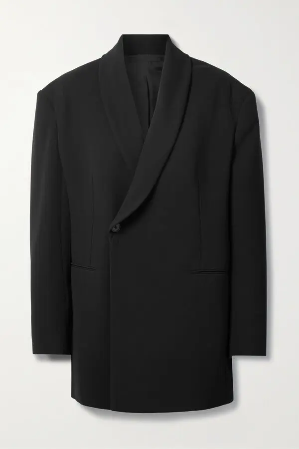 THE ROW Diomede Wool-blend Twill Blazer