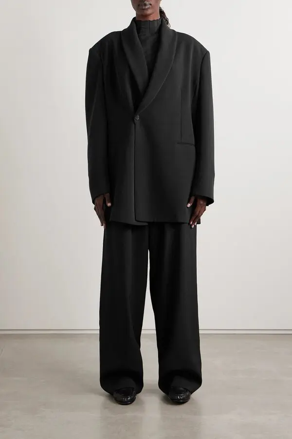 THE ROW Diomede Wool-blend Twill Blazer