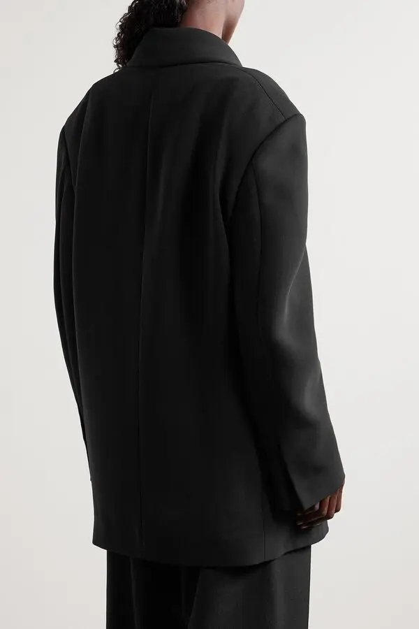 THE ROW Diomede Wool-blend Twill Blazer