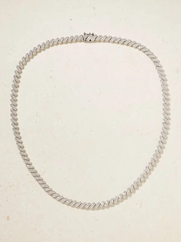 ANITA KO 18-karat White Diamond Necklace - Gold