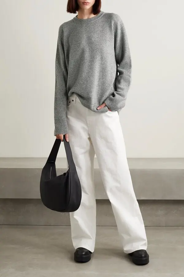THE ROW Essentials Sibem Wool And Cashmere-blend Sweater