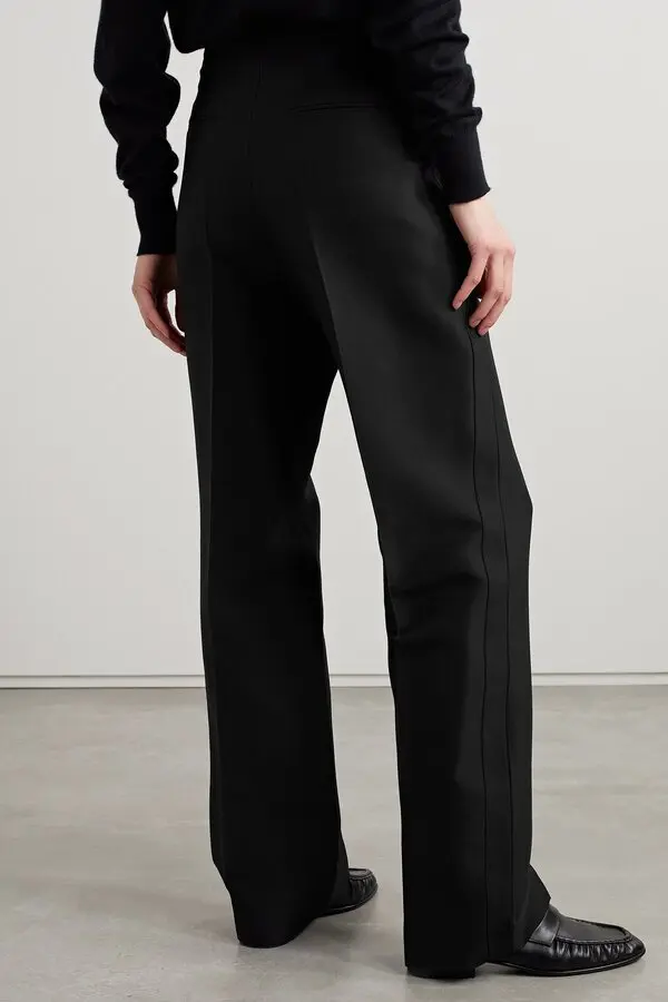 THE ROW Hector Wool And Silk-blend Pants