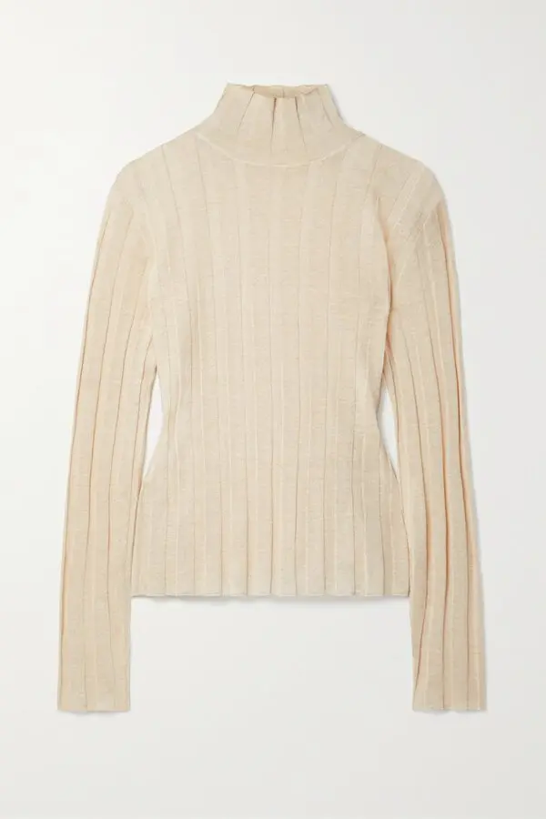THE ROW Daxy Ribbed Knit Top
