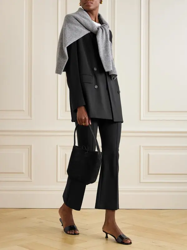 THE ROW Tristana Double-breasted Twill Blazer