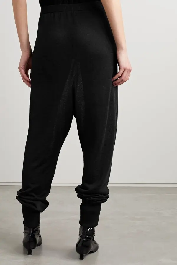 THE ROW Dalbero Tapered Linen And Silk-blend Pants