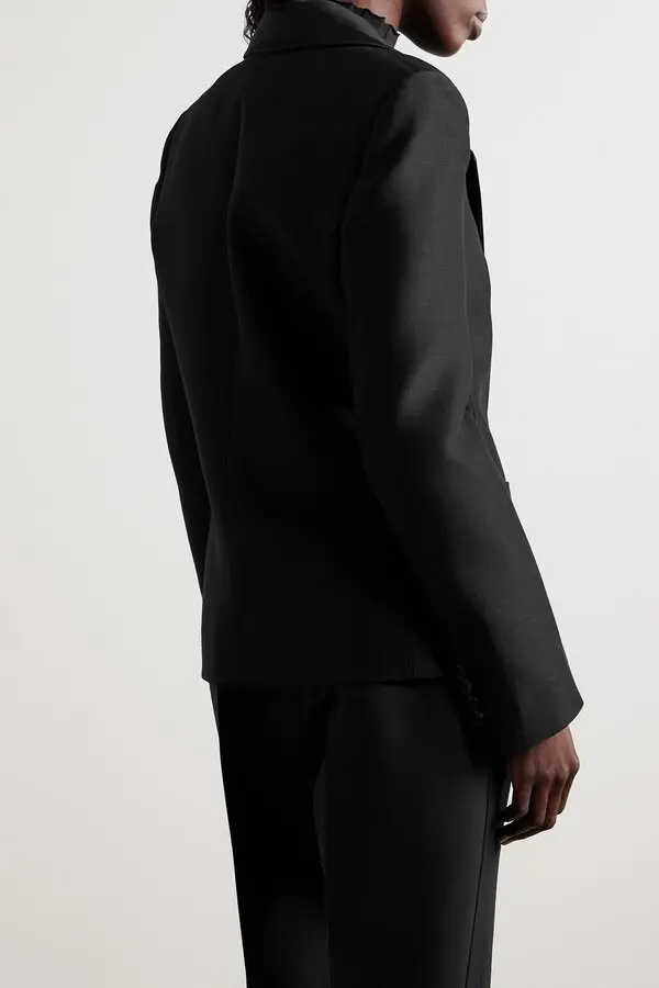 THE ROW Dru Wool And Silk-blend Blazer