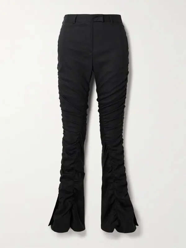 Acne Studios Gathered Flared Pants