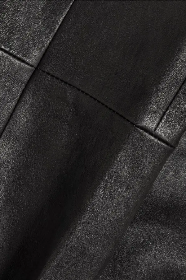 THE ROW Moto Stretch-leather Leggings