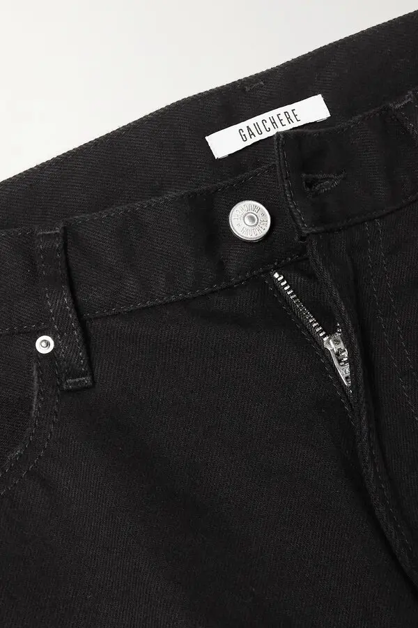 Gauchère Zip-detailed Straight Leg Jeans