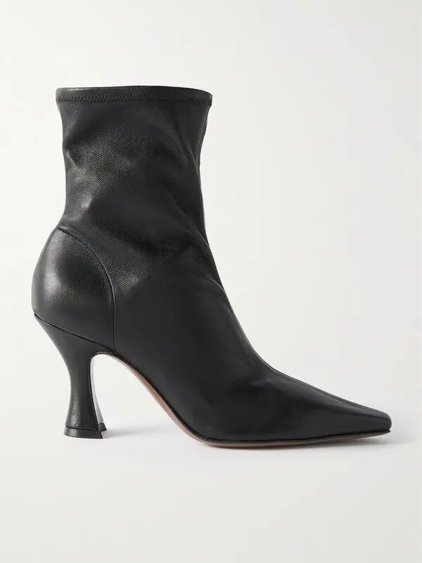 NEOUS Ran Stretch-leather Ankle Boots - Black