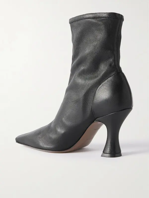 NEOUS Ran Stretch-leather Ankle Boots - Black