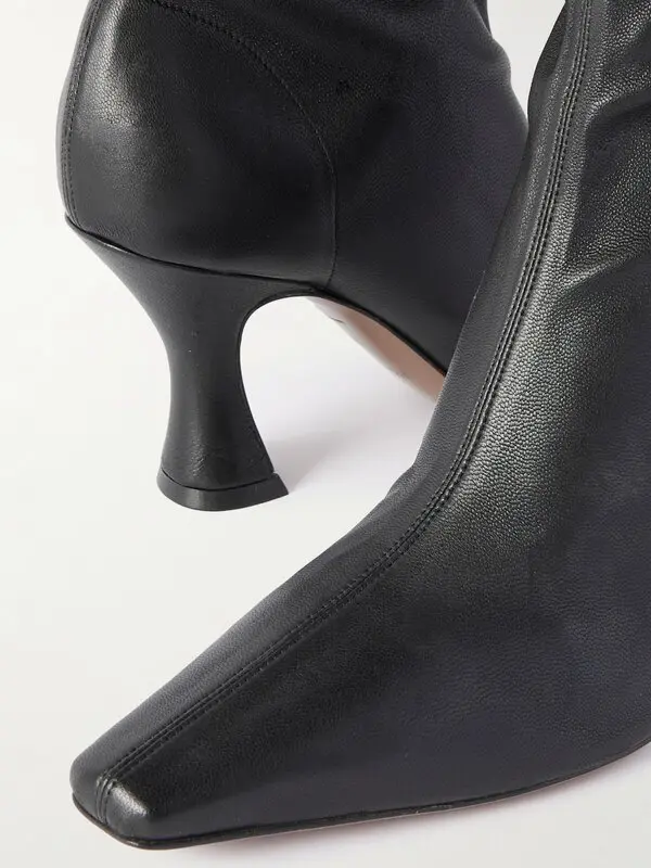 NEOUS Ran Stretch-leather Ankle Boots - Black