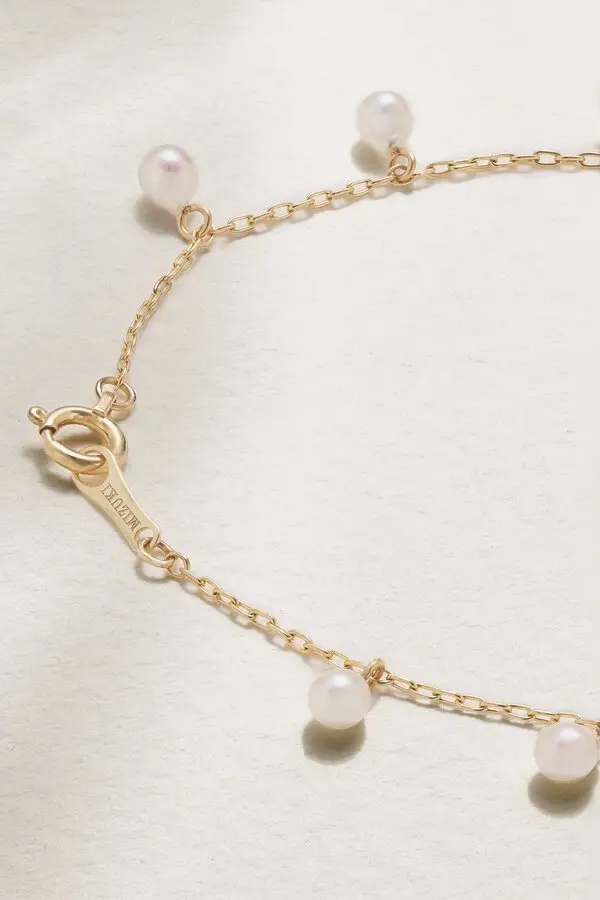 Mizuki 14-karat Akoya Pearl Bracelet