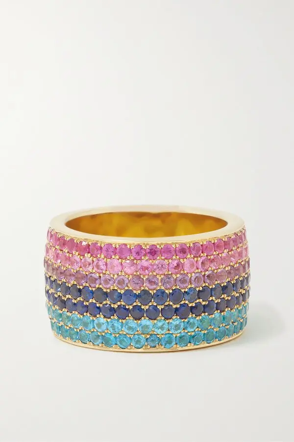 EMILY P. WHEELER Net Sustain California 18-karat Recycled Sapphire Ring - Gold