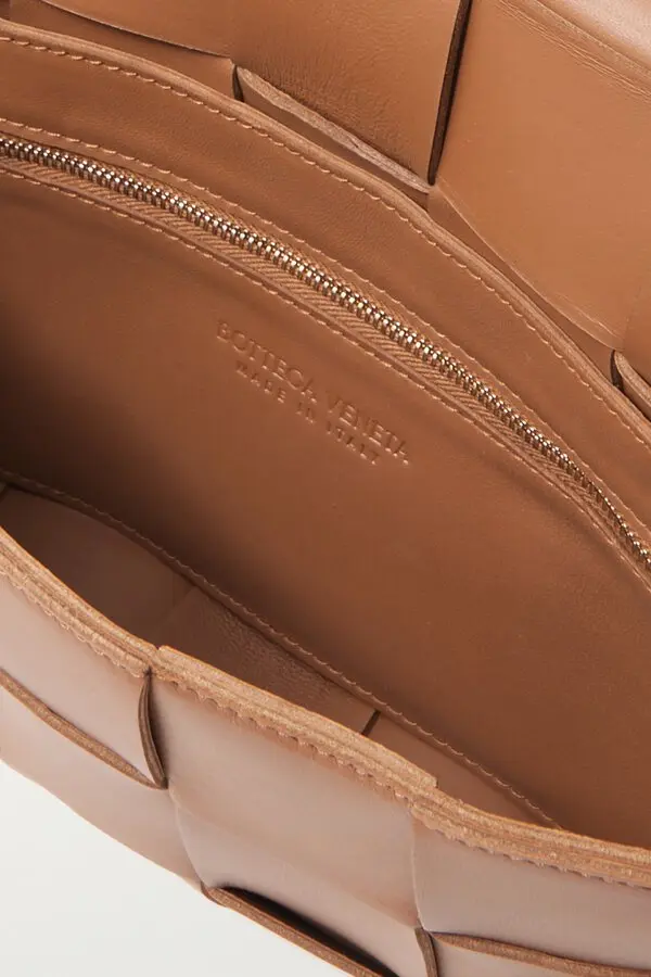 Bottega Veneta Cassette Medium Intrecciato Shoulder Bag