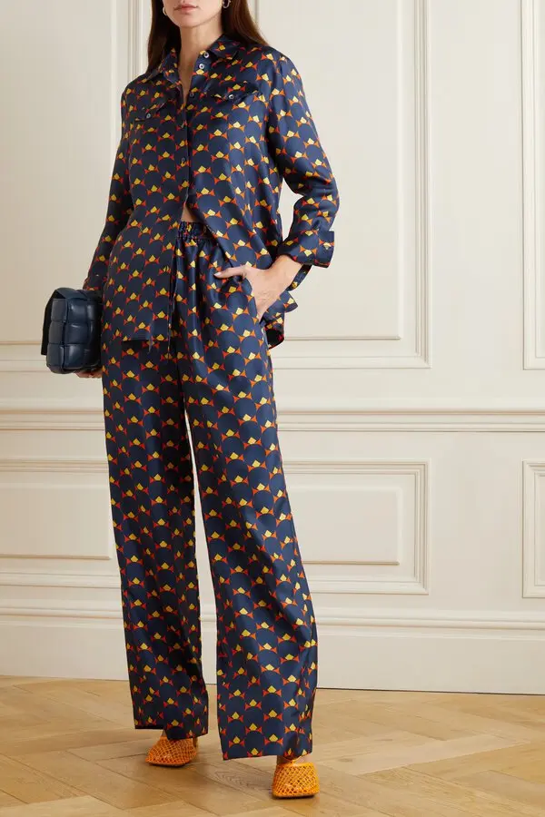 LANVIN Printed Silk Shirt