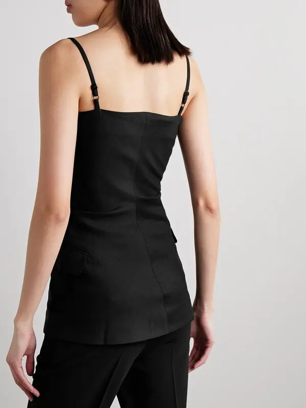 Acne Studios Linen-blend Twill Top