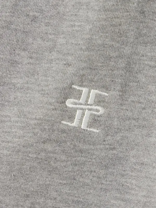 Eterne Embroidered Cotton And Modal-blend Jersey Sweatpants