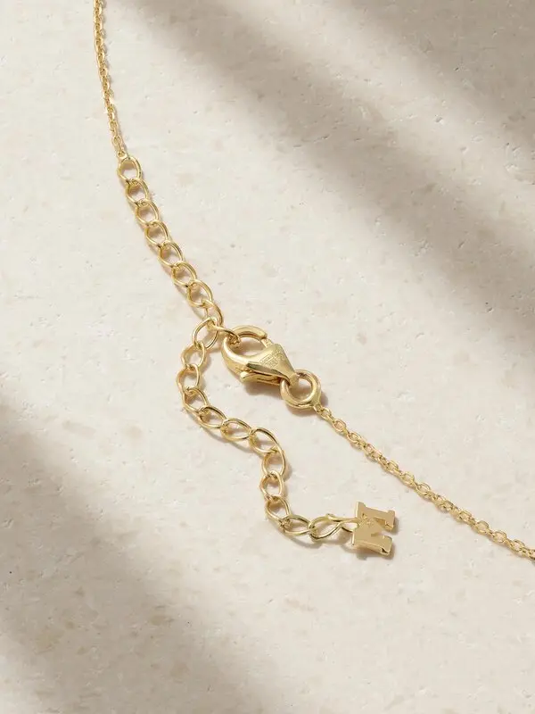 Mateo 14-karat Turquoise And Diamond Necklace