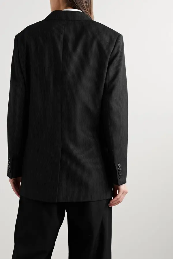 THE ROW Laudonia Pinstriped Wool Blazer