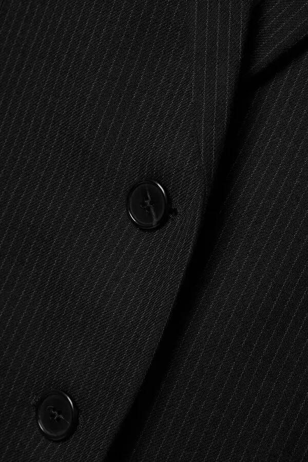 THE ROW Laudonia Pinstriped Wool Blazer