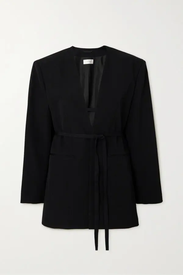 THE ROW Clio Belted Wool Blazer