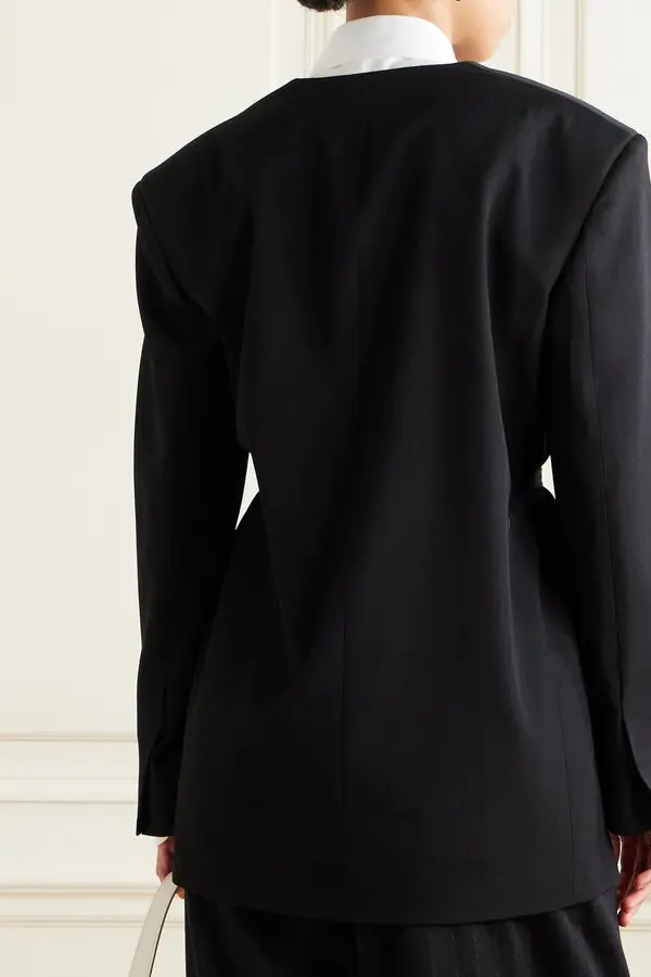THE ROW Clio Belted Wool Blazer