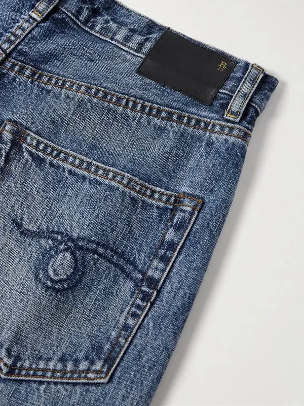 R13 D'arcy Distressed Wide-leg Jeans
