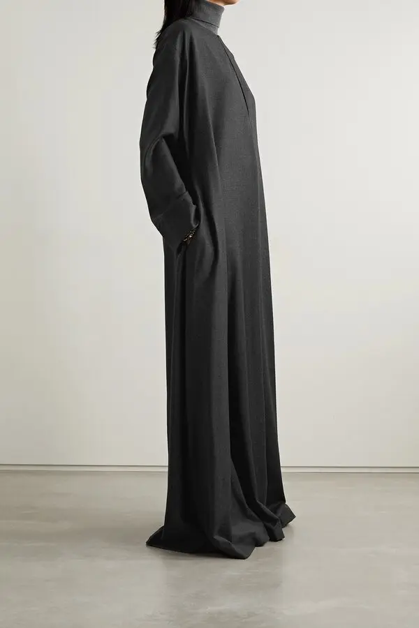 THE ROW Aubra Oversized Wool Maxi Dress