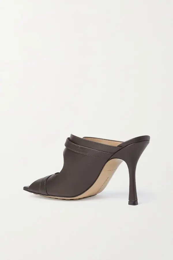 Bottega Veneta Stretch Buckle Leather Sandals