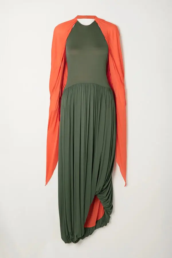 Loewe Open-back Draped Maxi Dress