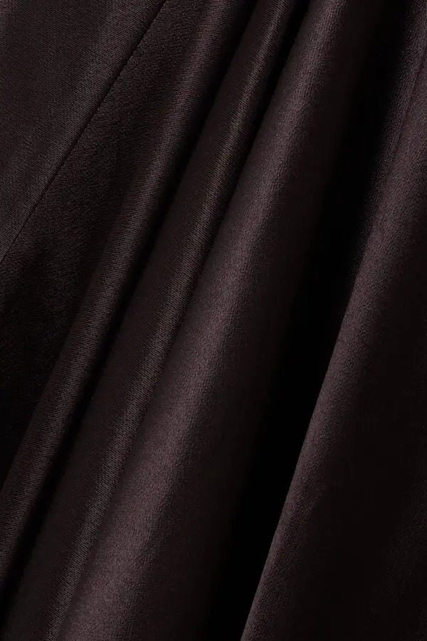 ANN DEMEULEMEESTER Madeleen Satin Maxi Skirt