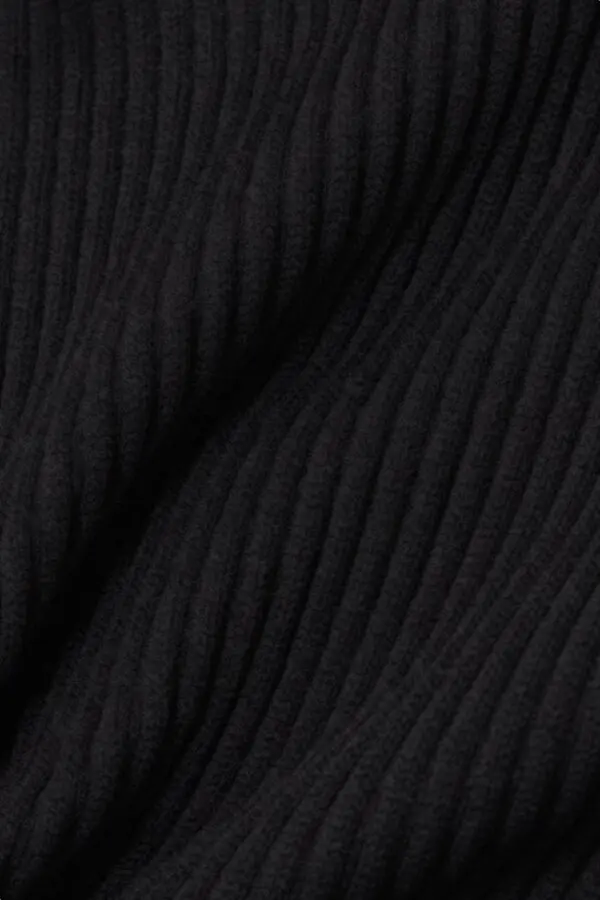 ANDREĀDAMO Cutout Ribbed Stretch-jersey Bra