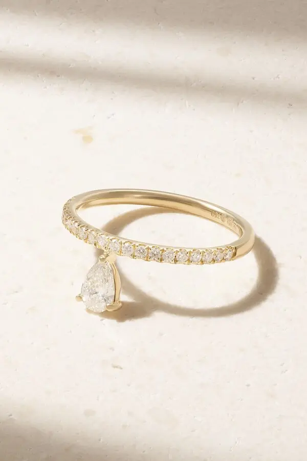 ANITA KO Duchess 18-karat Diamond Eternity Ring - Gold