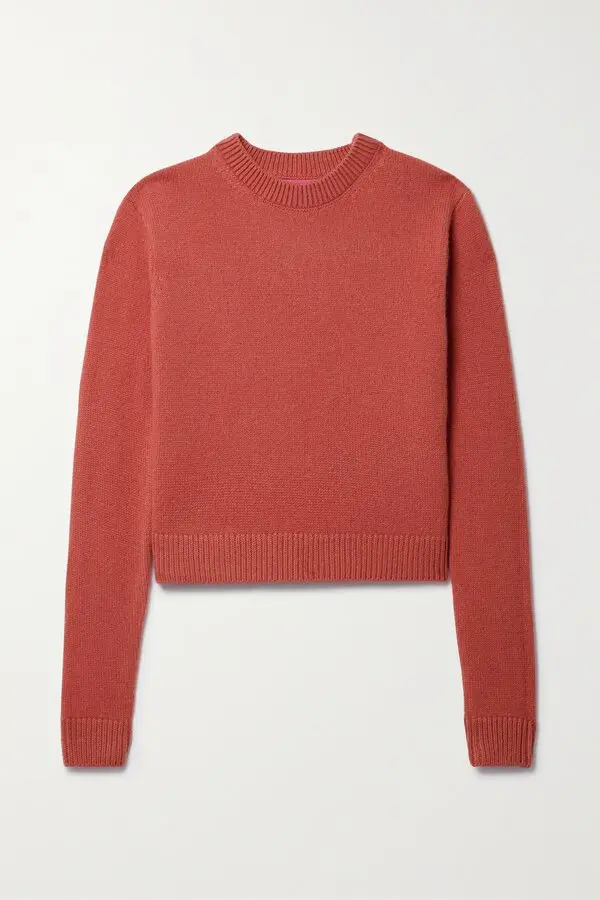 THE ELDER STATESMAN Slim-fit Cashmere Sweater