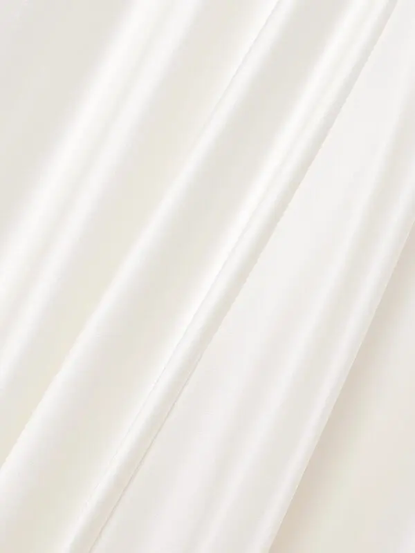 RODARTE Lace-trimmed Silk-satin Gown