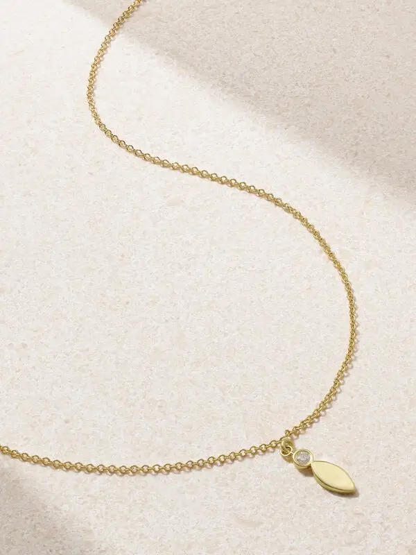 JENNIFER MEYER 18-karat Diamond Pendant Necklace - Gold